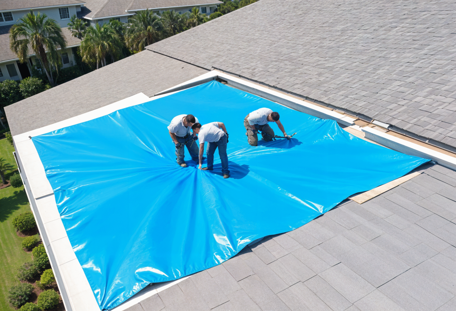Roof Tarping & Protection Services | The Roof Doctor